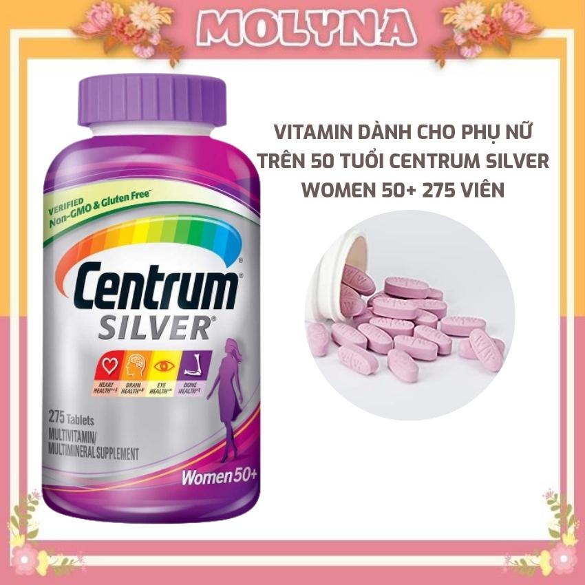 Centrum Silver Women 50+ Multivitamin and mineral supplement for Women ...