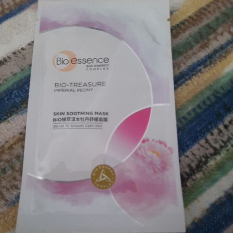 Bioessence Bird's Nest Collagen Mask Bio-Bounce Energy Complex Treasure Imperial Peony Jeju ...