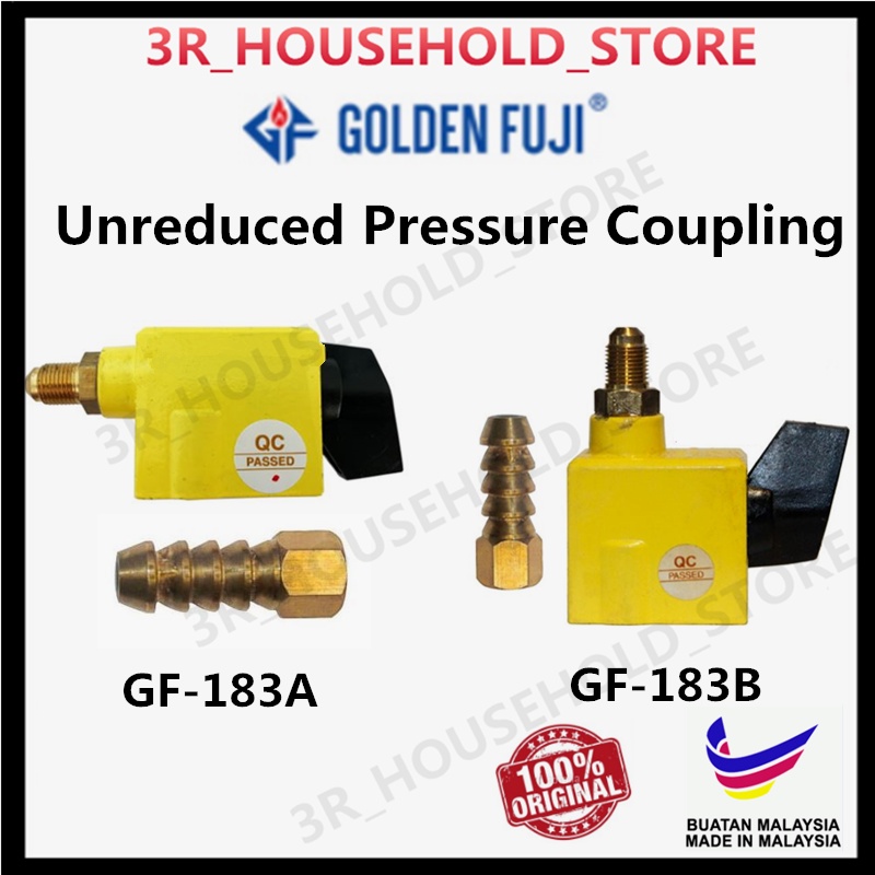 GOLDEN FUJI 183A / 183B Gas Regulator Unreduced Pressure Coupling Non ...