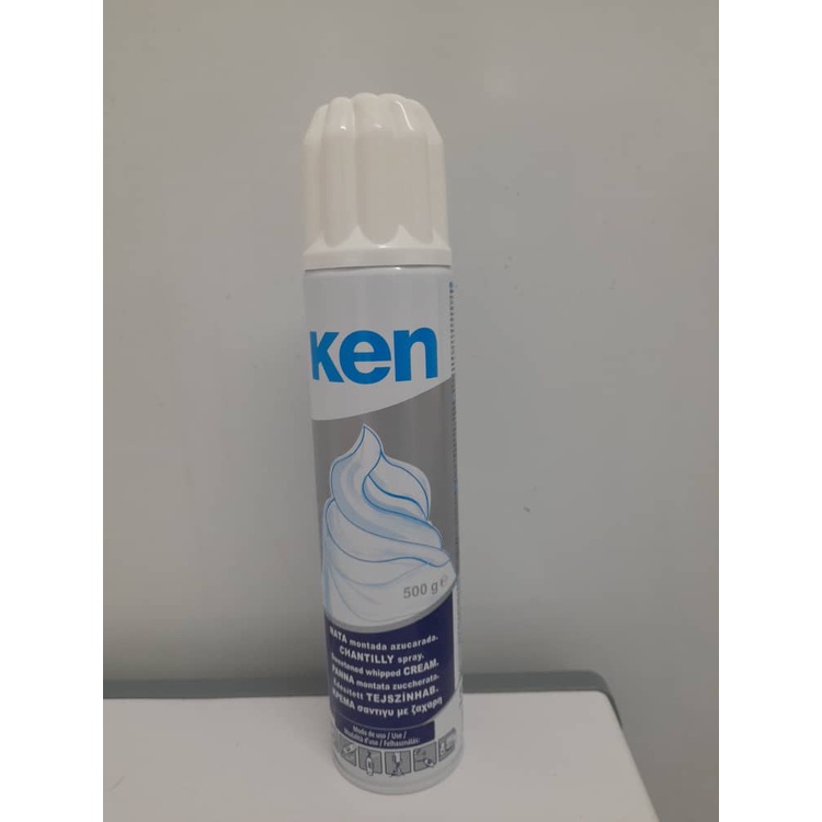 🎂WANT2BAKE🎂 KEN WHIPPING CREAM / SPRAY WHIPPED CREAM (500g) | Shopee ...