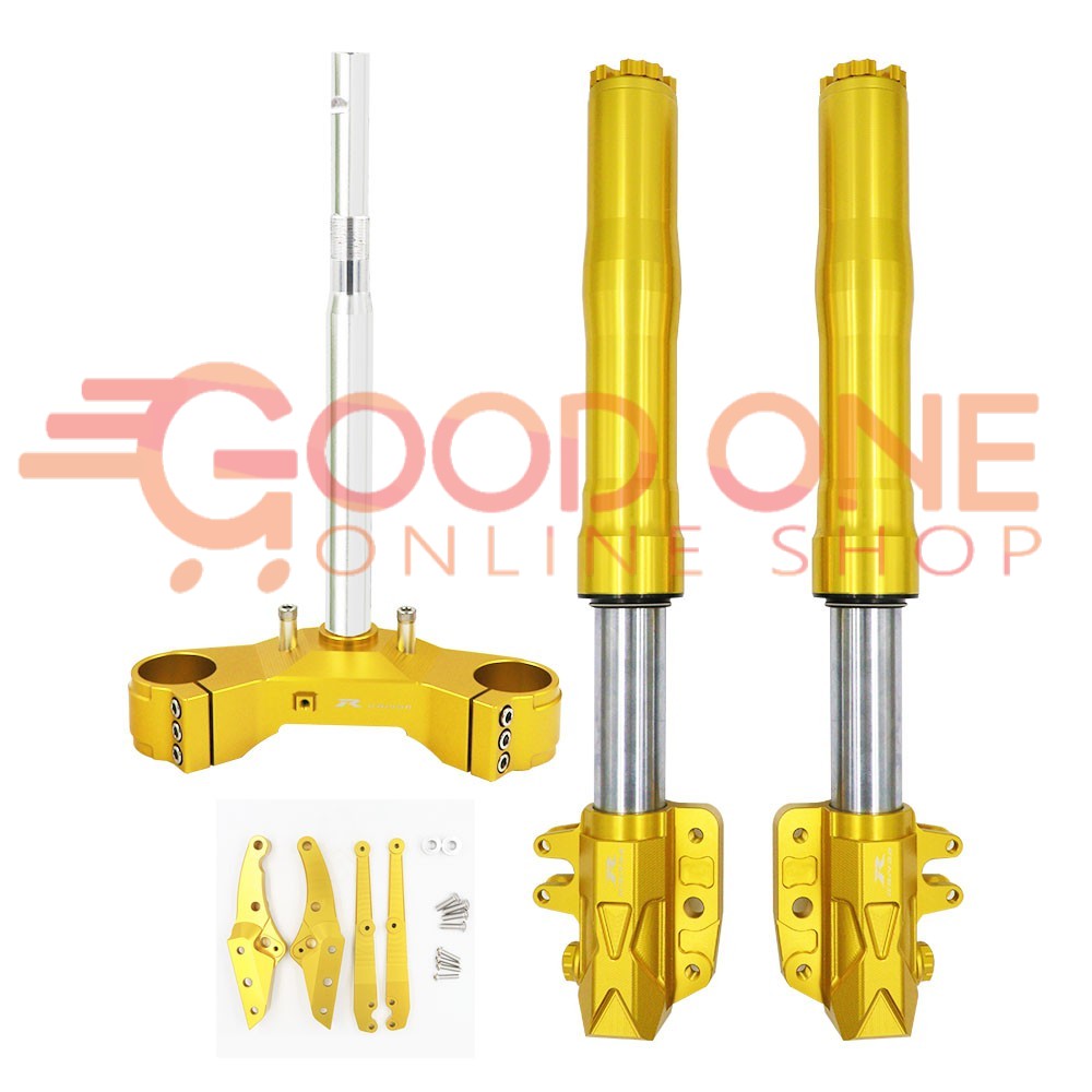 Rapido Yamaha NMAX Adjustable USD Front Fork Set With Steering T - 48mm ...