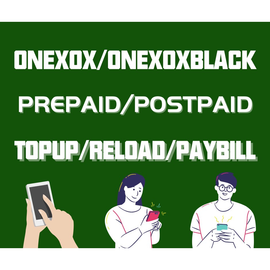 【ONEXOX/ONEXOXBLACK TOPUP RELOAD PAYBILL】 | Shopee Malaysia