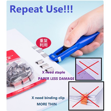 READY STOCK Push Clipper Binding Clip Push Clip Kertas Binder Clip ...