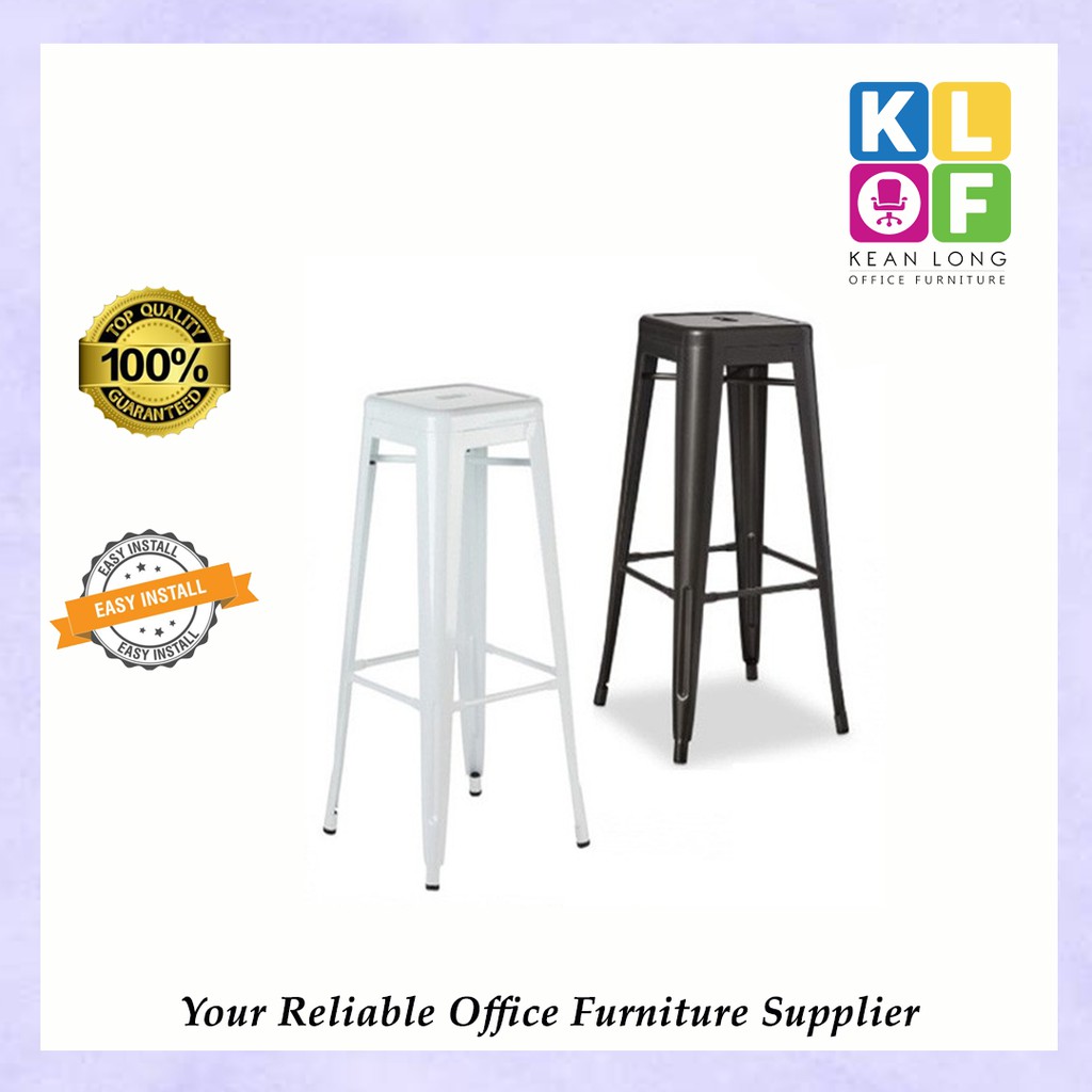 KLOF Kerusi Bar Besi | Metal High Bar Chair Bar Stool / Bar Chair ...