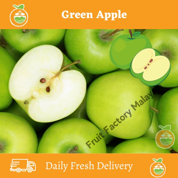 💯 FRESH Green Apple 💯 10/5 PCS GREEN APPLE / Epal Hijau 🔥 LOWEST PRICE ...