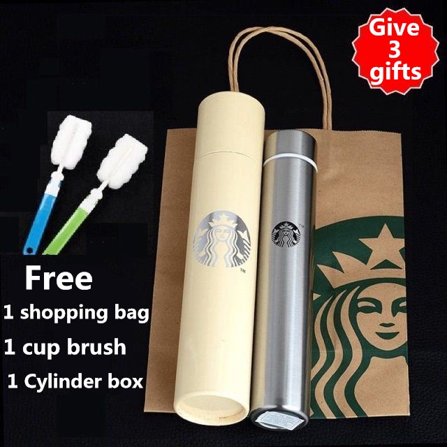 Starbucks Anti-Wolf Stick Water Cup 304 Stainless Steel Vacuum Flask ...