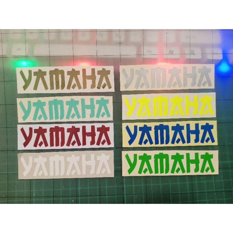2PCS STICKER CUTTING YAMAHA VERSI JAPAN PELBAGAI SAIZ DAN WARNA ...