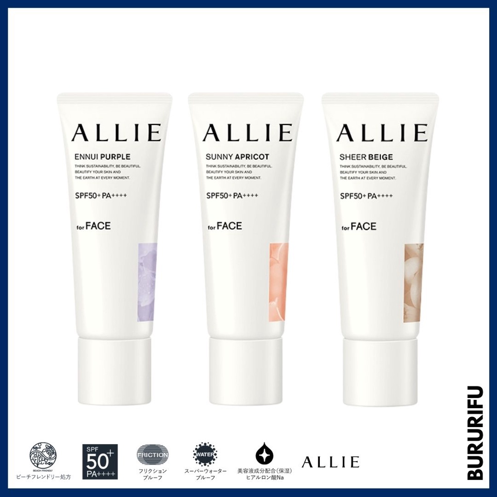 ALLIE by KANEBO Chrono Beauty Color Tuning UV Sunscreen for Face SPF 50+ PA++++ [40g] | Shopee ...