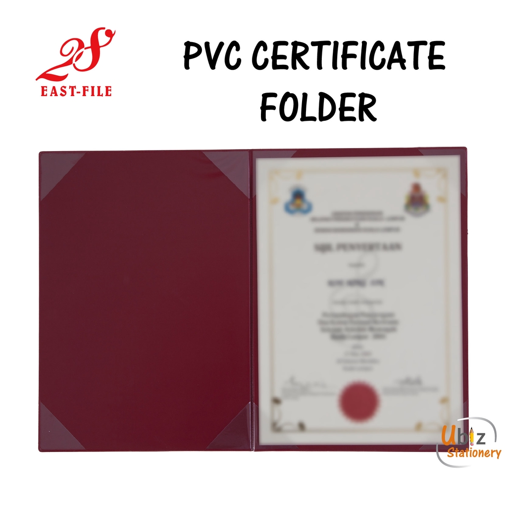 PVC CERTIFICATE CERT HOLDER/FOLDER A4 | Shopee Malaysia