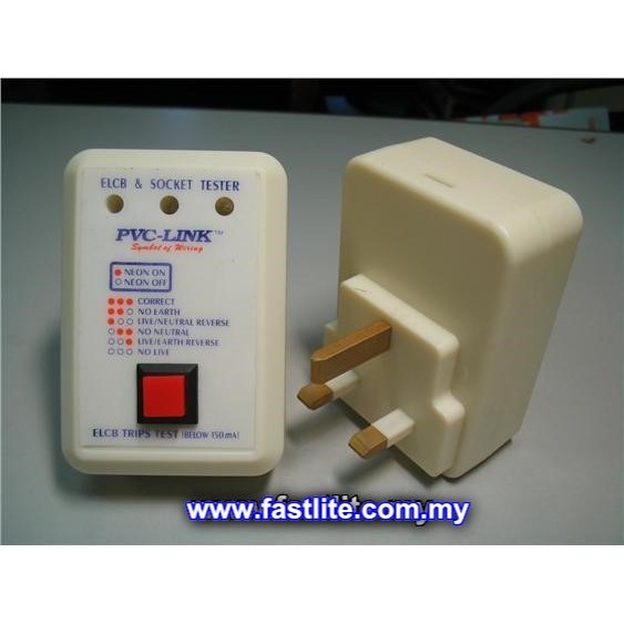 ELCB & Power Socket Tester with UK 3 Pins (150mA) | Shopee Malaysia