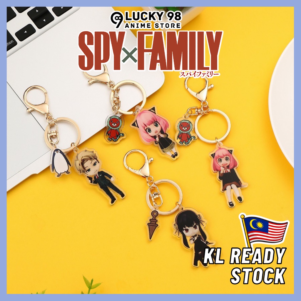 Spy X Family Keychain SPYxFAMILY Keyring Anya Loid Forger Yor for Bag ...