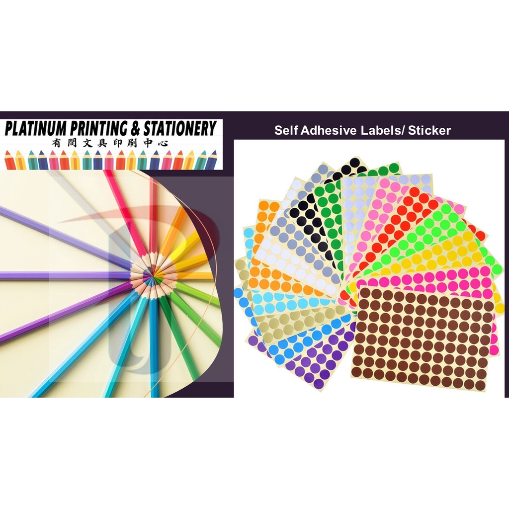Self Adhesive Labels Sticker | Shopee Malaysia
