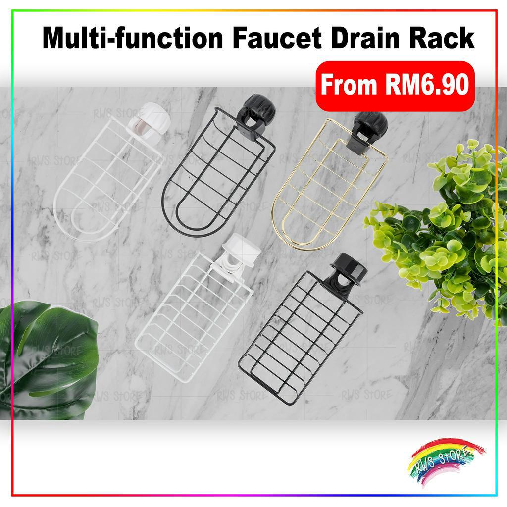 Multi-function Faucet Drain Rack 多功能水龙头沥水置物架 Rak Saliran Keran | Shopee ...