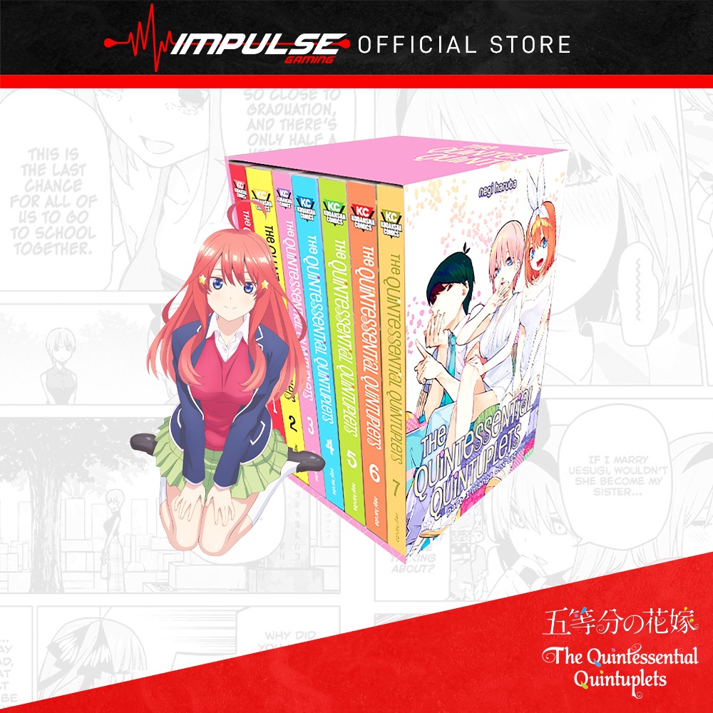 Manga Comic Book The Quintessential Quintuplets Box Set Vols.01-14 ...