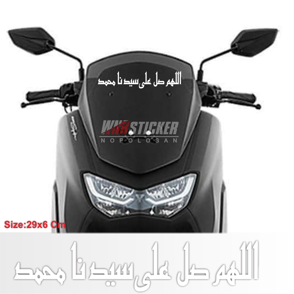 NMAX PCX Lexi Calligraphy Sticker Solawat visor Sticker | Shopee Malaysia