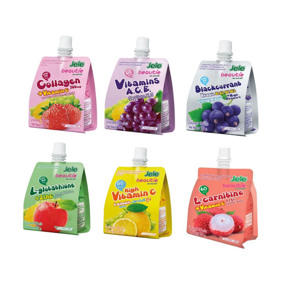 Jele Beautie Double Jelly, Jele Vit/Collagen drink [Halal] | Shopee ...