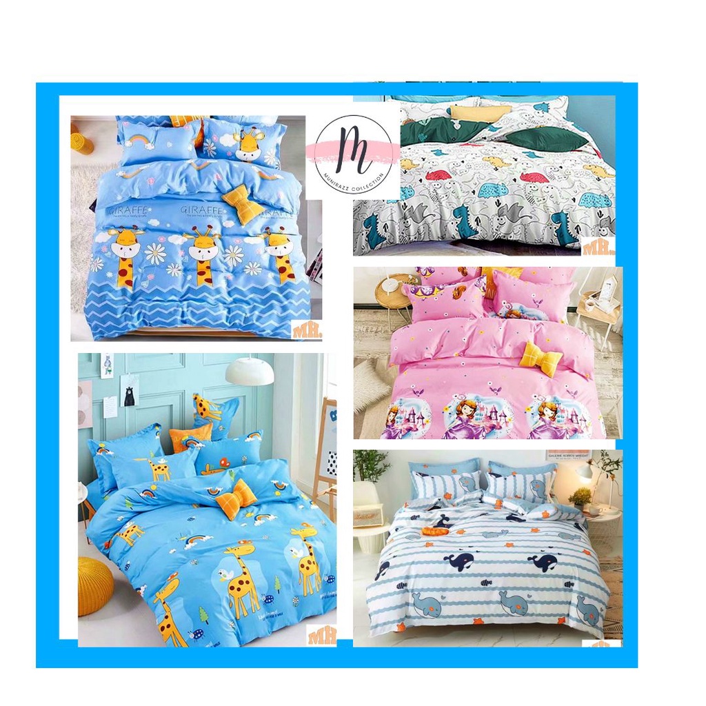 Maylee 3 in 1 Queen Fitted Bedsheet 450TC High Quality with Pillow Case ...