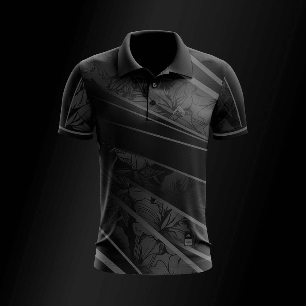 ️CLEARSTOCK ️Baju tshirt Jersey SUKAN lelaki Berkolar Bunga Raya ...