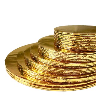 Gold Silver Black White 5 6 7 8 9 10 12 inch Cake Board Size Round Cake ...