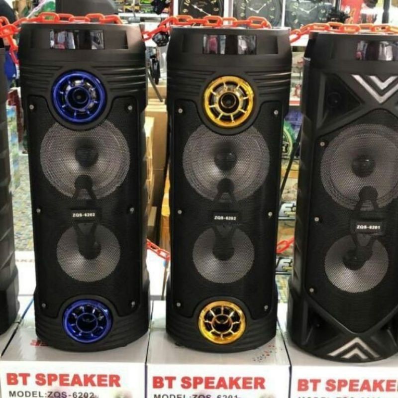 BT SPEAKER MODEL ZQS-6201, 6202 , 6203, 6208 BLUETOOTH KARAOKE ZQS 6201 High Quality Portable ...