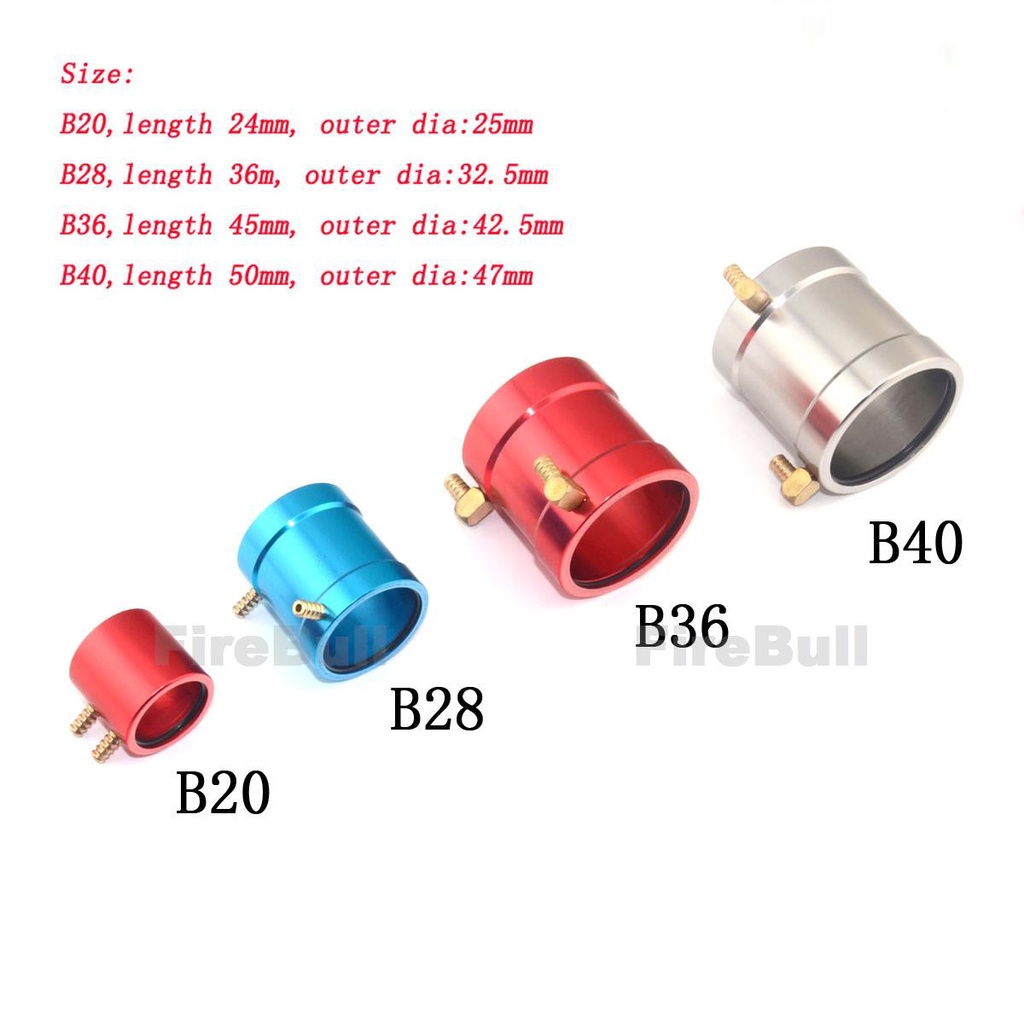 ID 20/28/36/40mm Aluminum Marine Motor Water Cooling Jacket Watercool Jacket for B20/B28/B36/B40 ...