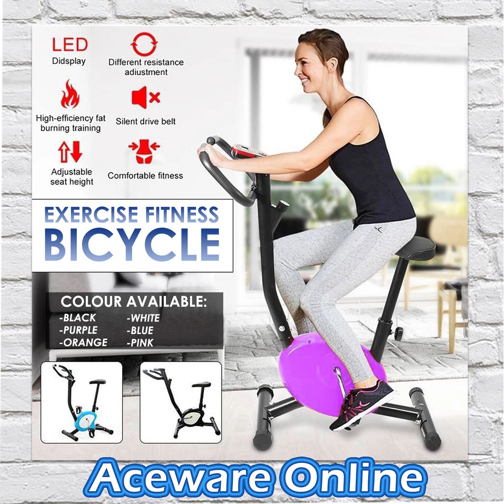 Workout Fitness Cardio Bicycle Household Cycling Gym Equipment Indoor ...
