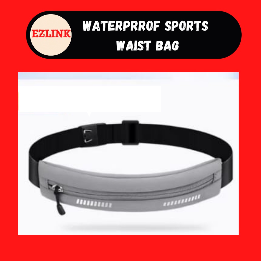 Waterproof Slim Running Bag Jogging jugging Belt Cycling Waist Pouch ...