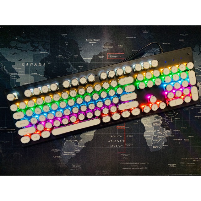Excellent full size 104 Retro GK200 mechanical keyboard | Shopee Malaysia
