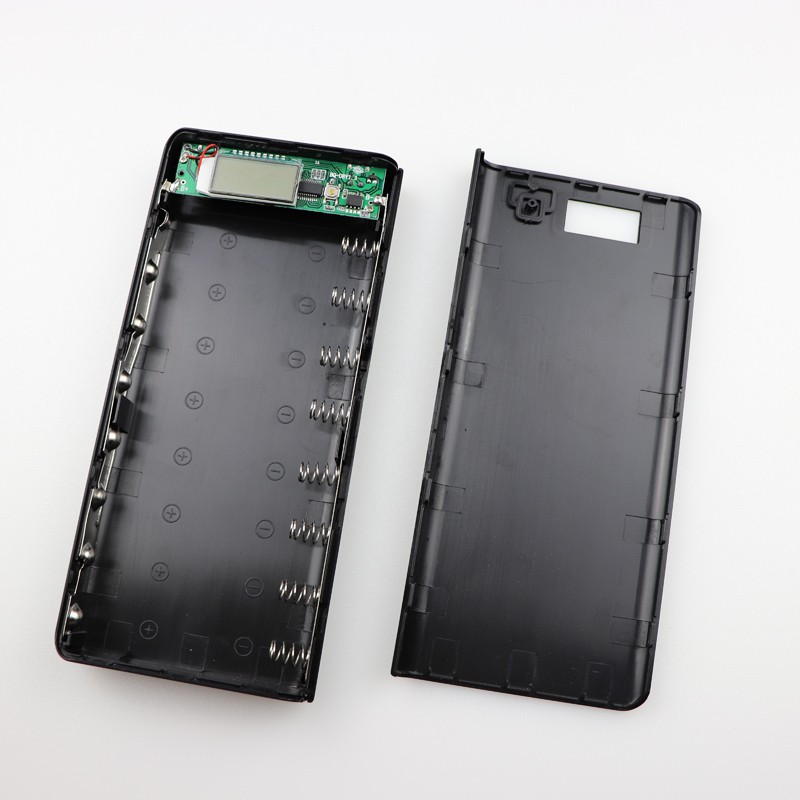 8x18650 Lithium-ion Battery Case Power Bank Shell Portable LCD External ...