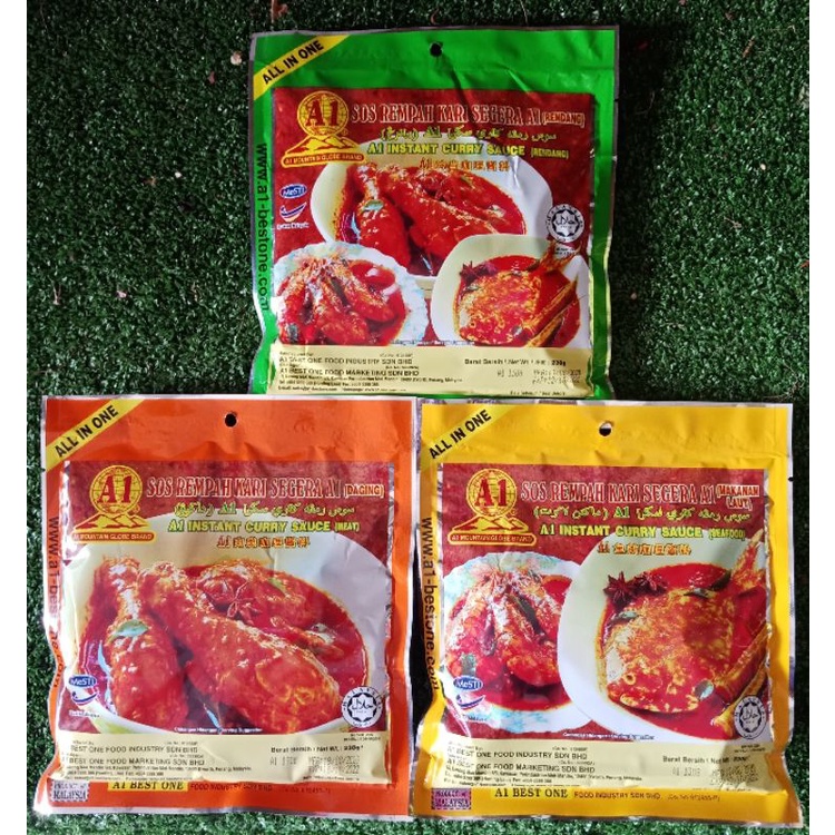 A1Best One Instant Curry Sauce (Halal) Sos Rempah Kari Segera A1 ...