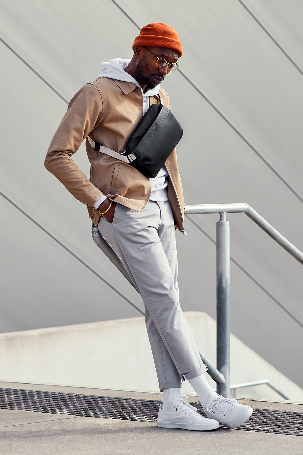 High-End Leather Style Waist Bag Bellroy Sling-Premium | Shopee Malaysia