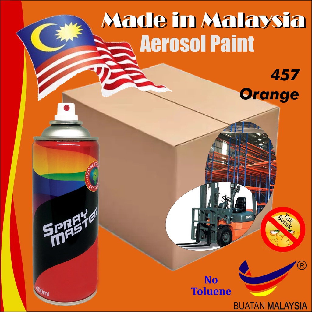 Spray Master 400ml Aerosol Spray Paint Automotive Quality Buatan ...