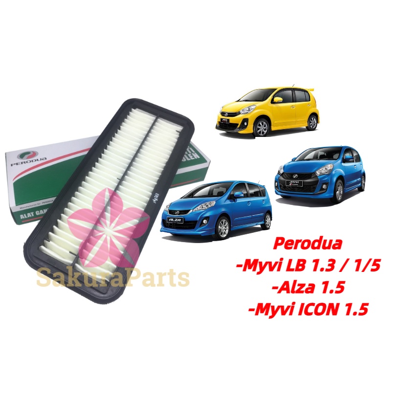 Perodua Myvi Old / Myvi Icon / LagiBest 1.5 / Alza 1.5 Air Filter ...