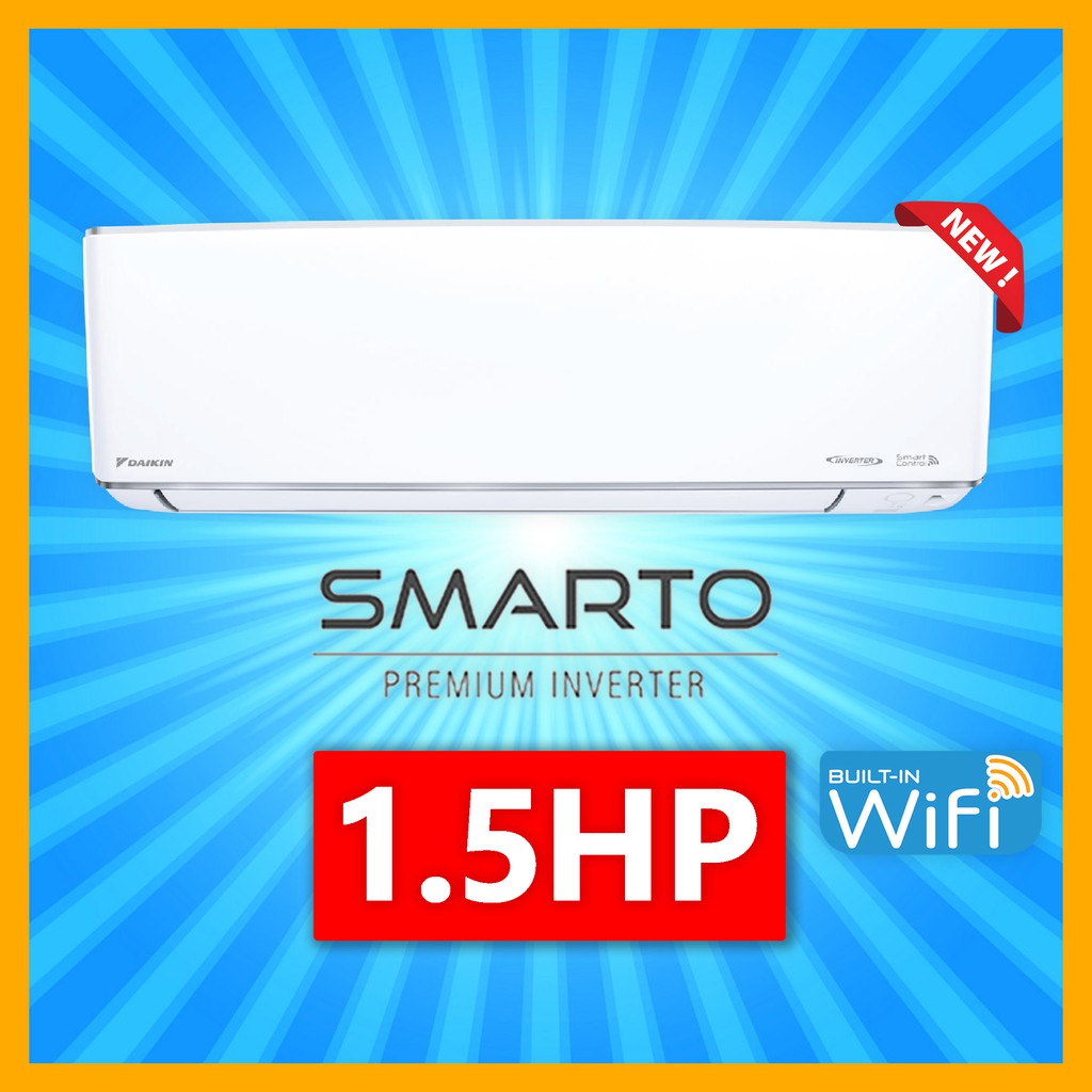 [WIFI] Daikin Smarto 1HP/1.5HP/2HP R32 Premium Inverter Air Conditioner ...