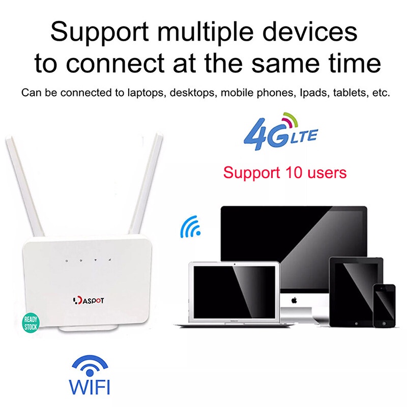 4G LTE Wifi Router High Speed 3G 4G CPE External Antenna RJ45 WAN LAN ...