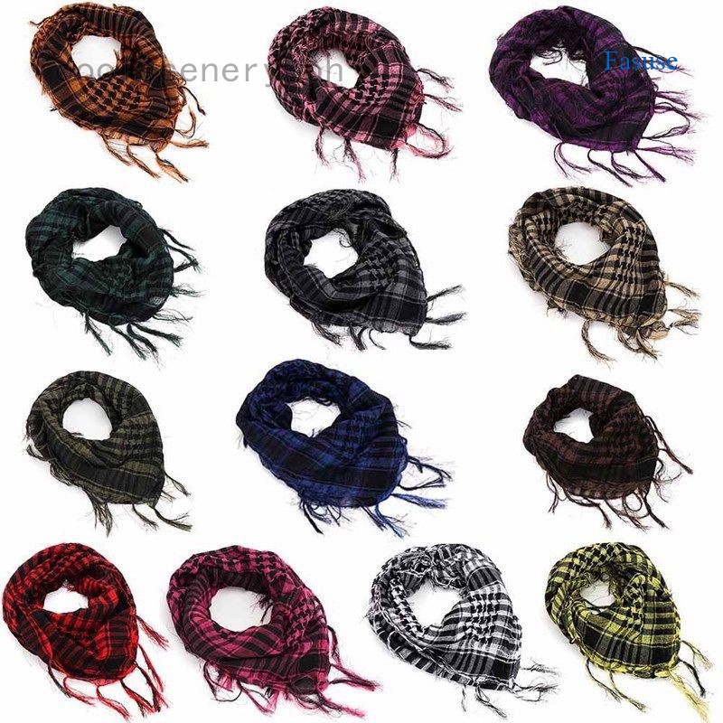 FASUSE Mens Woman Lightweight Military Arab Tactical Desert Army Scarf ...