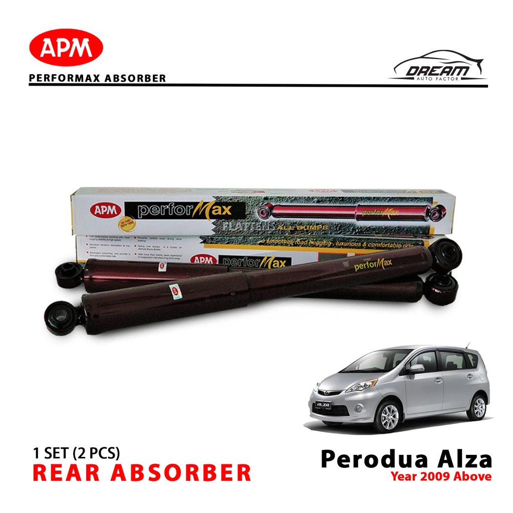 Perodua Alza APM Performax Rear Absorber (1 set 2pcs) ( PS E2190 ...