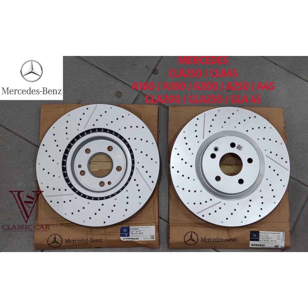 ( 100% ORIGINAL ) MERCEDES BENZ CLA45 A45 GLA45 FRONT DISC ROTOR (176 ...