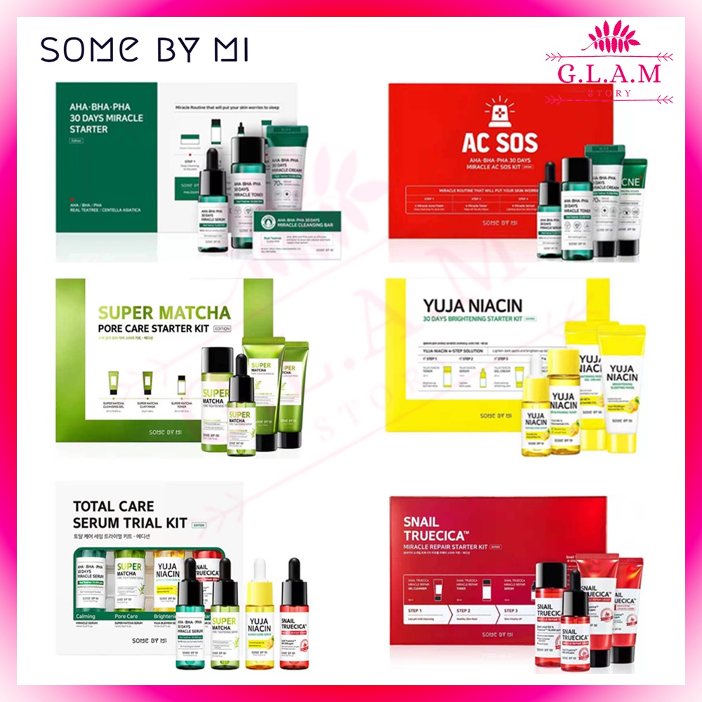 etude house SOME BY MI Miracle Starter Kit / Snail Kit / AC SOS Kit ...