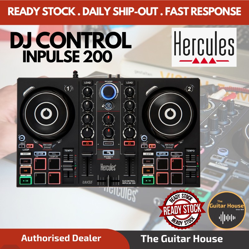 Hercules DJ Control Inpulse 200 Portable USB DJ Controller | Shopee ...