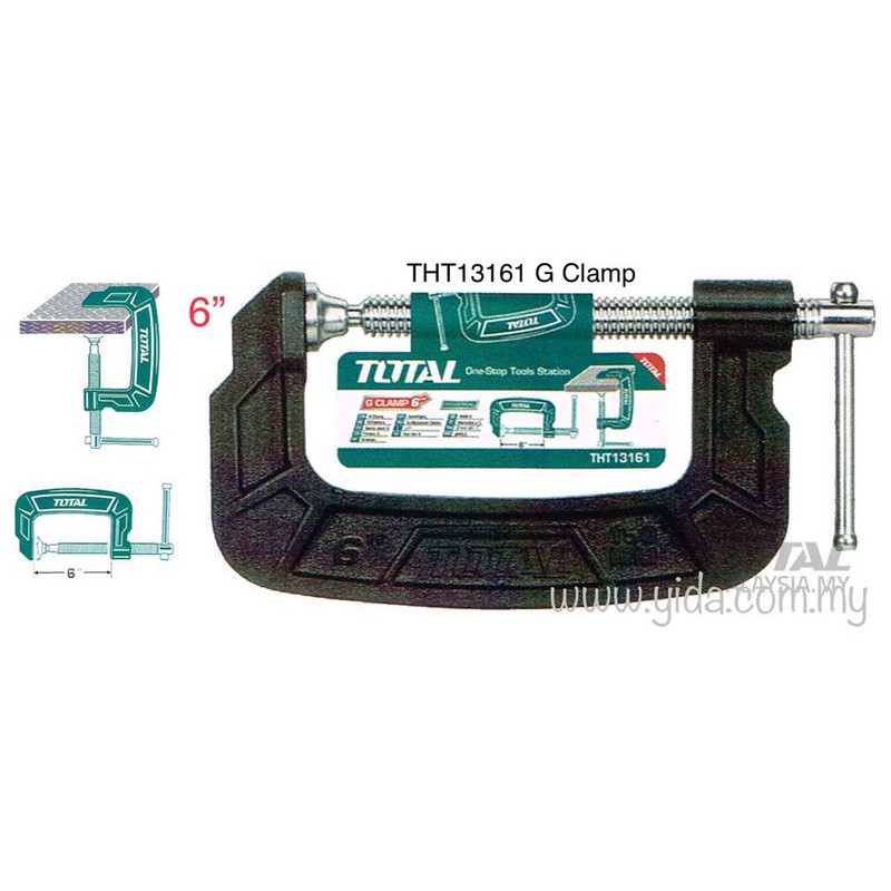 TOTAL G CLAMP 4’’ (THT13141), 5’’ (THT13151) & 6’’ (THT13161) | Shopee ...