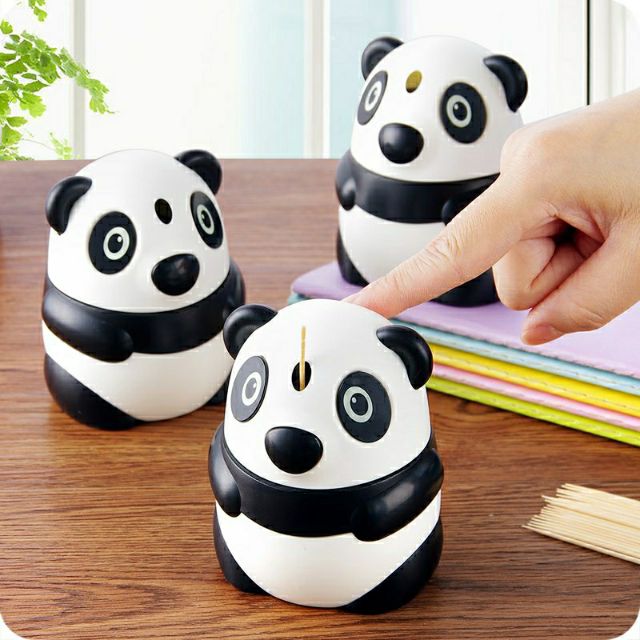 Panda Automatic Toothpick Jar (2 Samples) | Shopee Malaysia