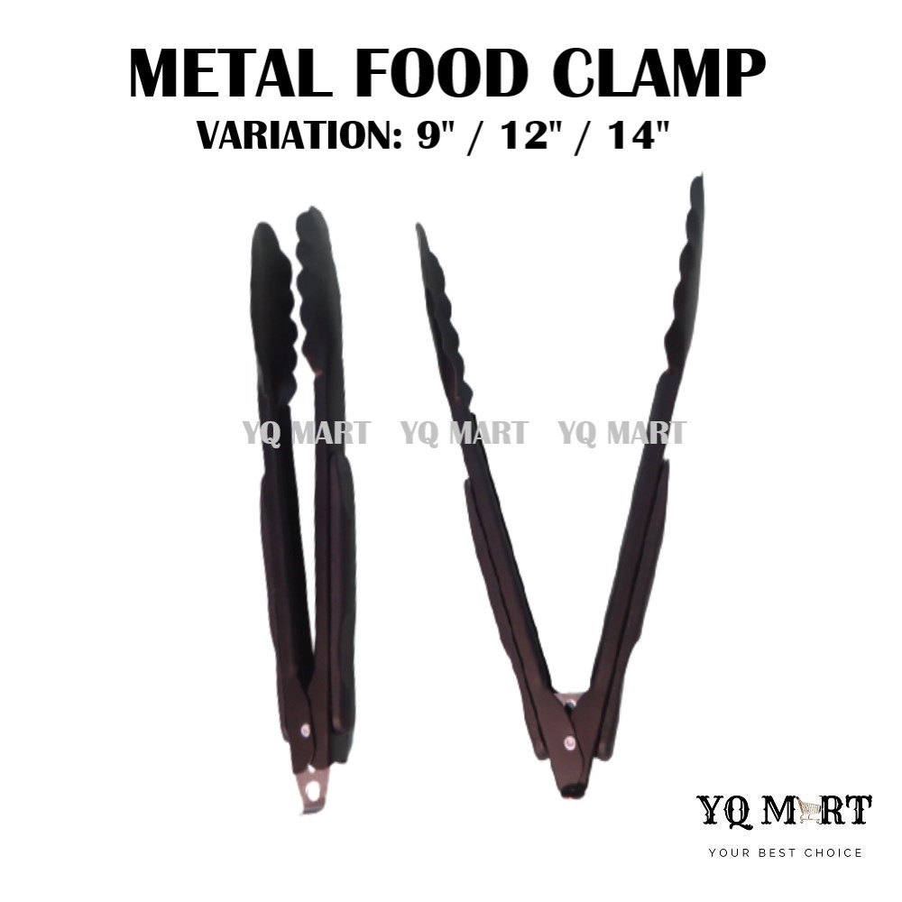 9"/12'/14" Food Clamp/ Food Tong/ Sepit Kuih/ Sepit Laut/ Penyepit ...