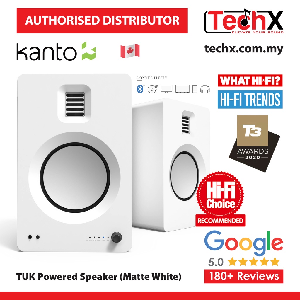 Kanto TUK Powered Speakers Bluetooth 4.2 with aptX HD | Shopee Malaysia