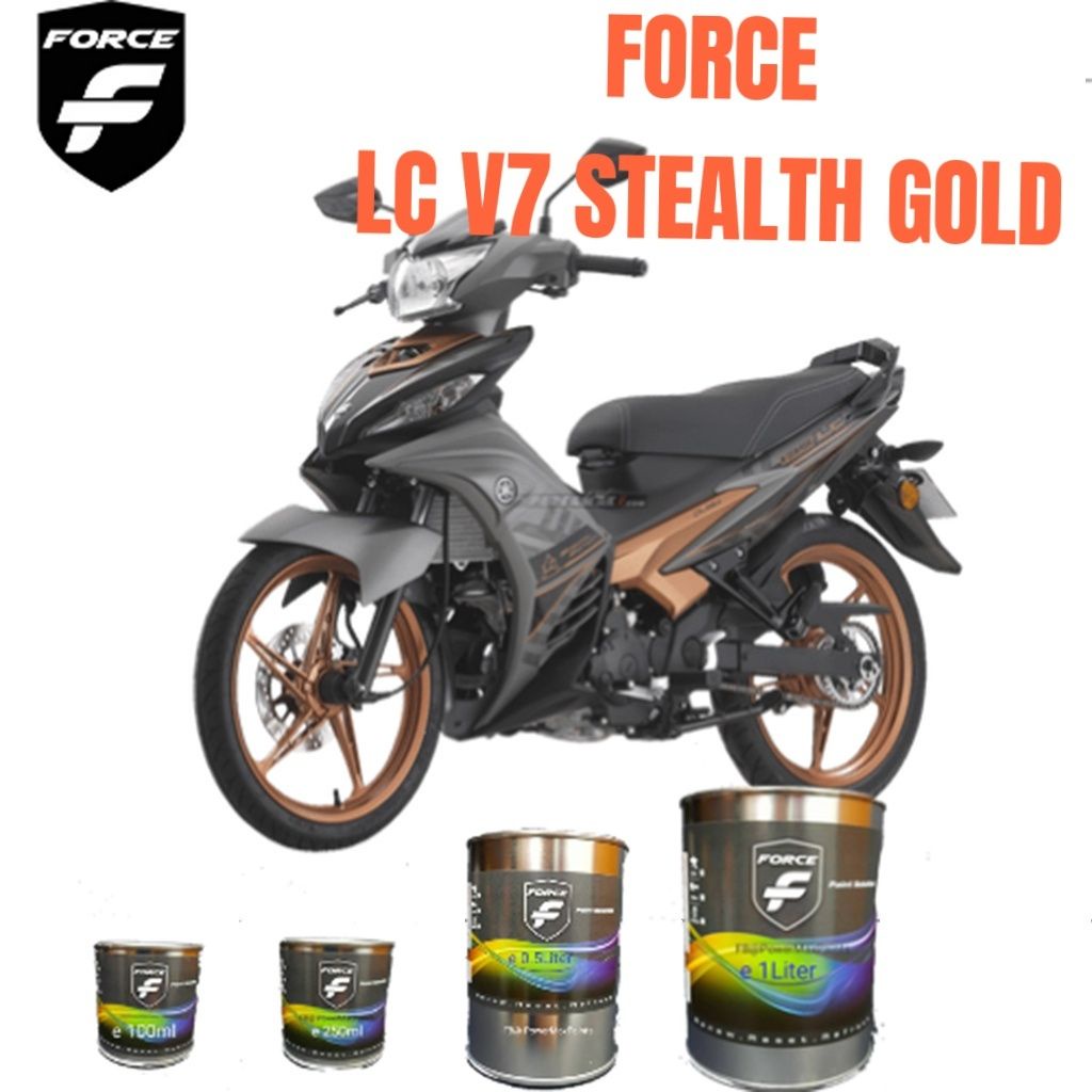 FORCE YAMAHA LC V7 STEALTH GOLD ( SPECIAL EDITION ) 2K MOTOR PAINT ...