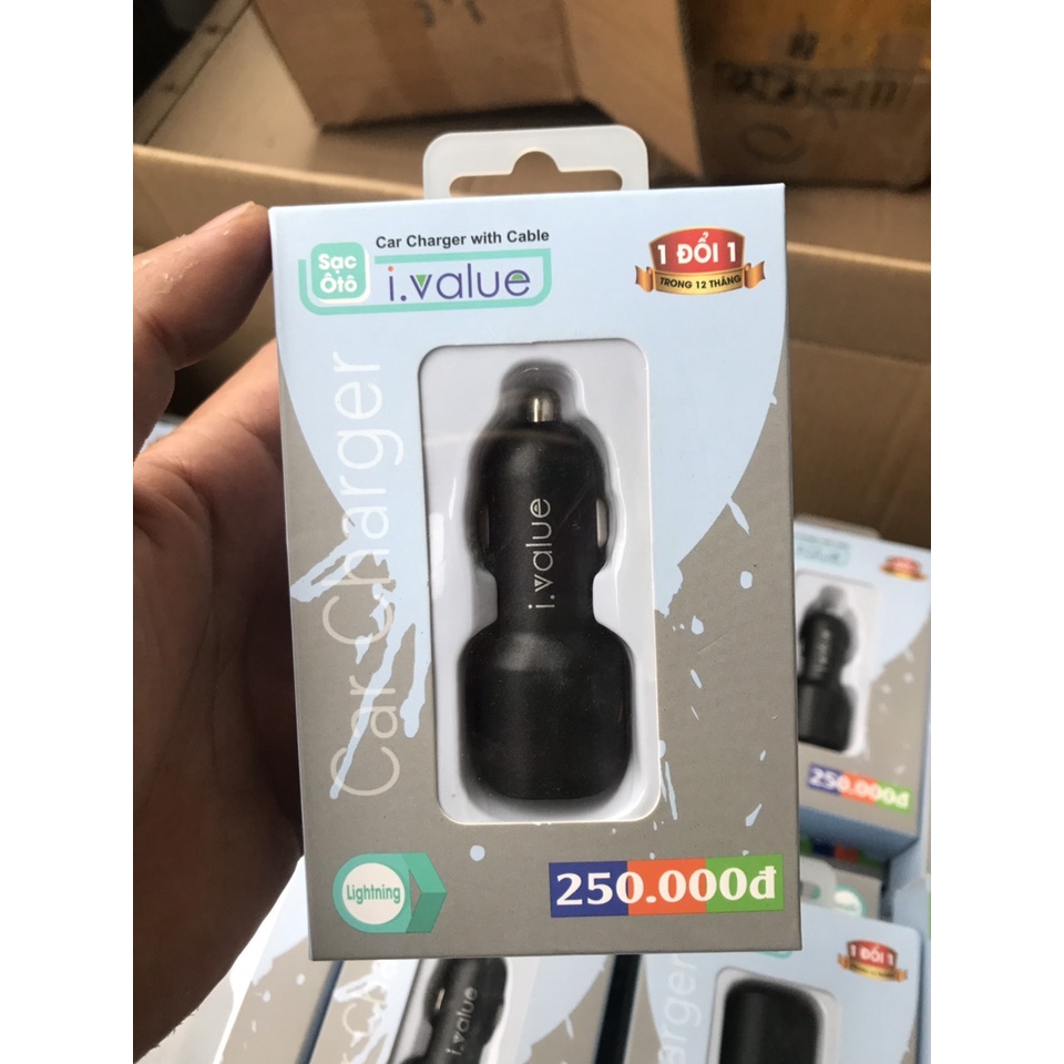 Car charging with wire ivalue port MT-WC-002 Black - Genuine product ...