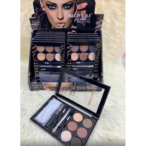 Iman Of noble Usha eyebrows pellate kit 1(box 12pcs) | Shopee Malaysia