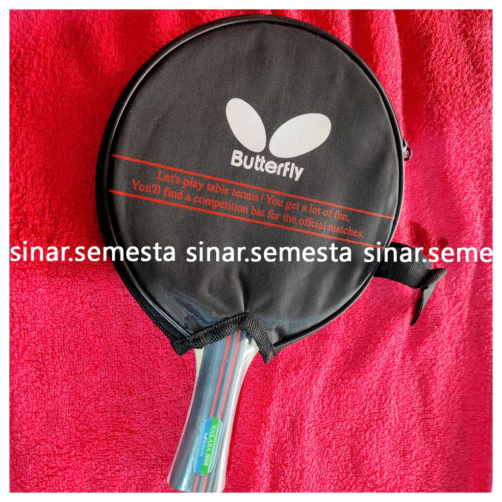 Ping pong Bat Butterfly Wakaba 3000 Bad table tennis Bed ping pong ...