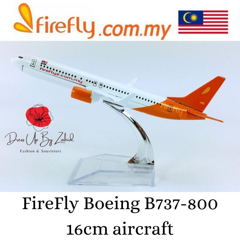 Ready Stock 🎁 FireFly Boeing B737-800 16cm aircraft model Die Cast ...