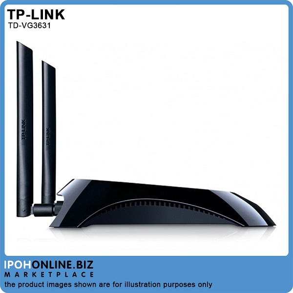 TP-LINK TD-VG3631 300MBPS WIRELESS N VOIP ADSL2+ MODEM ROUTER | Shopee ...
